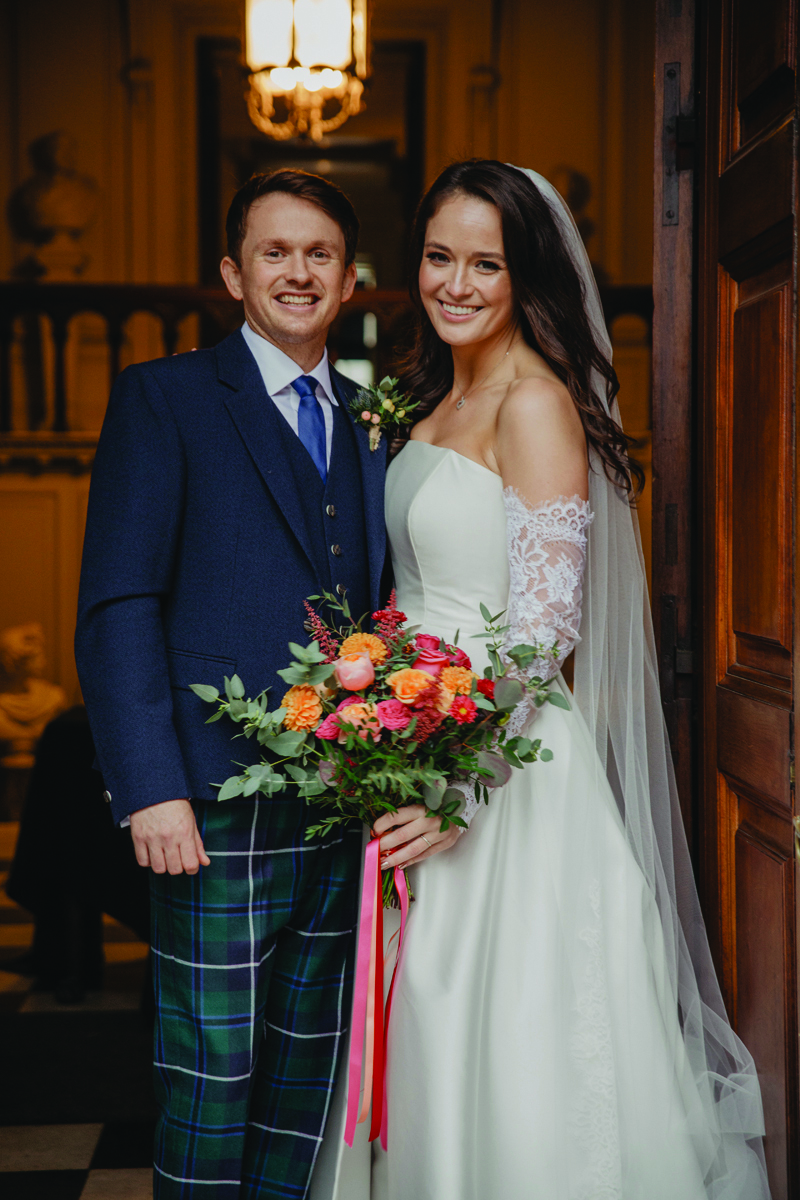 Former Miss Scotland Jennifer Reoch marries in Eleganza Sposa gown